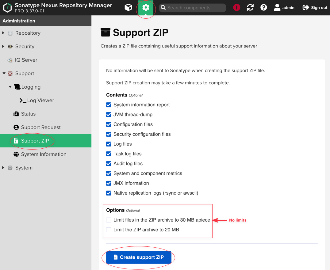 How to Create Sonatype Server Product Support Zip Bundles – Sonatype ...